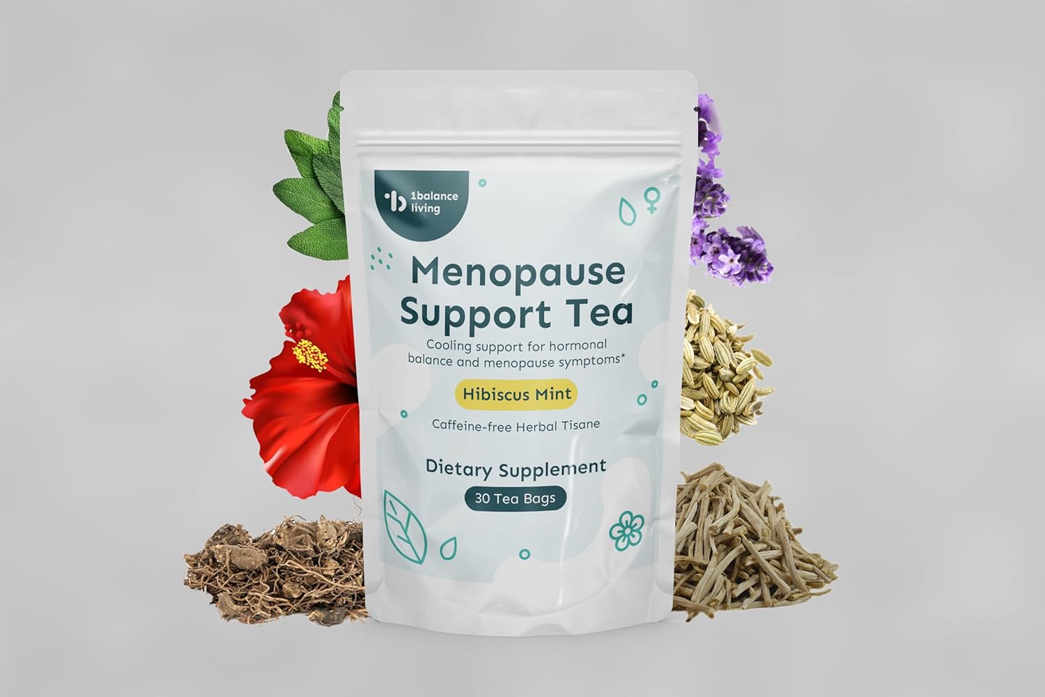 Amazon.com: Menopause Support Tea | Cooling relief for Hot Flashes ...