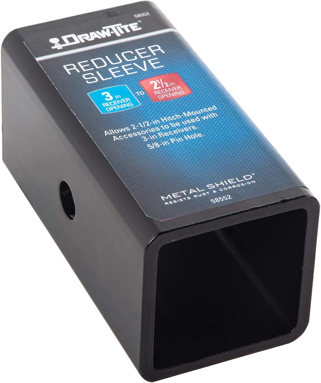 Amazon.com: Draw-Tite 58552 Ball Mount Reducer Sleeve (3” to 2-1/2 ...