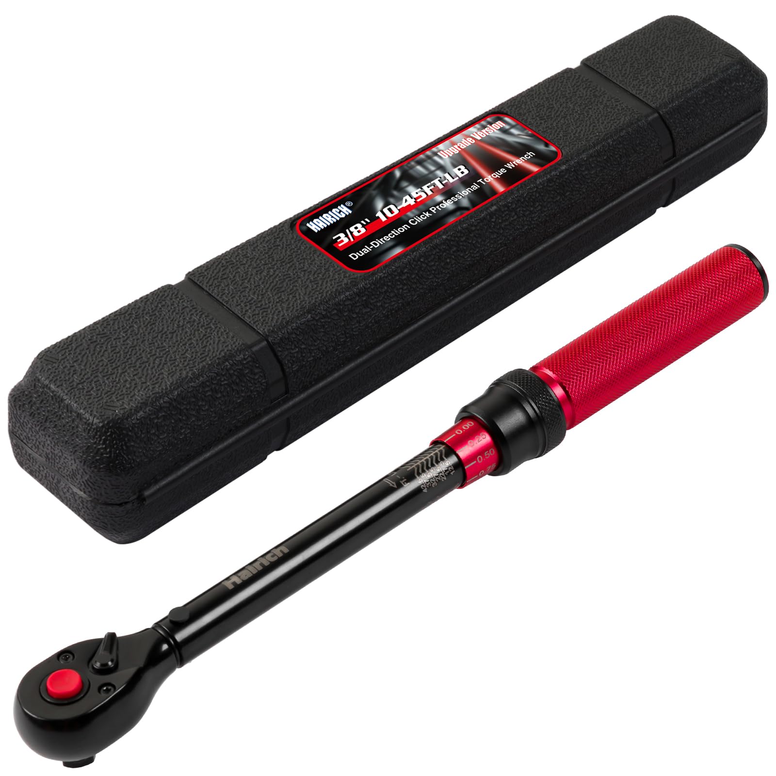 Snapklik.com : Hairich 3/8-Inch Torque Wrench, Dual-direction 10-45ft ...
