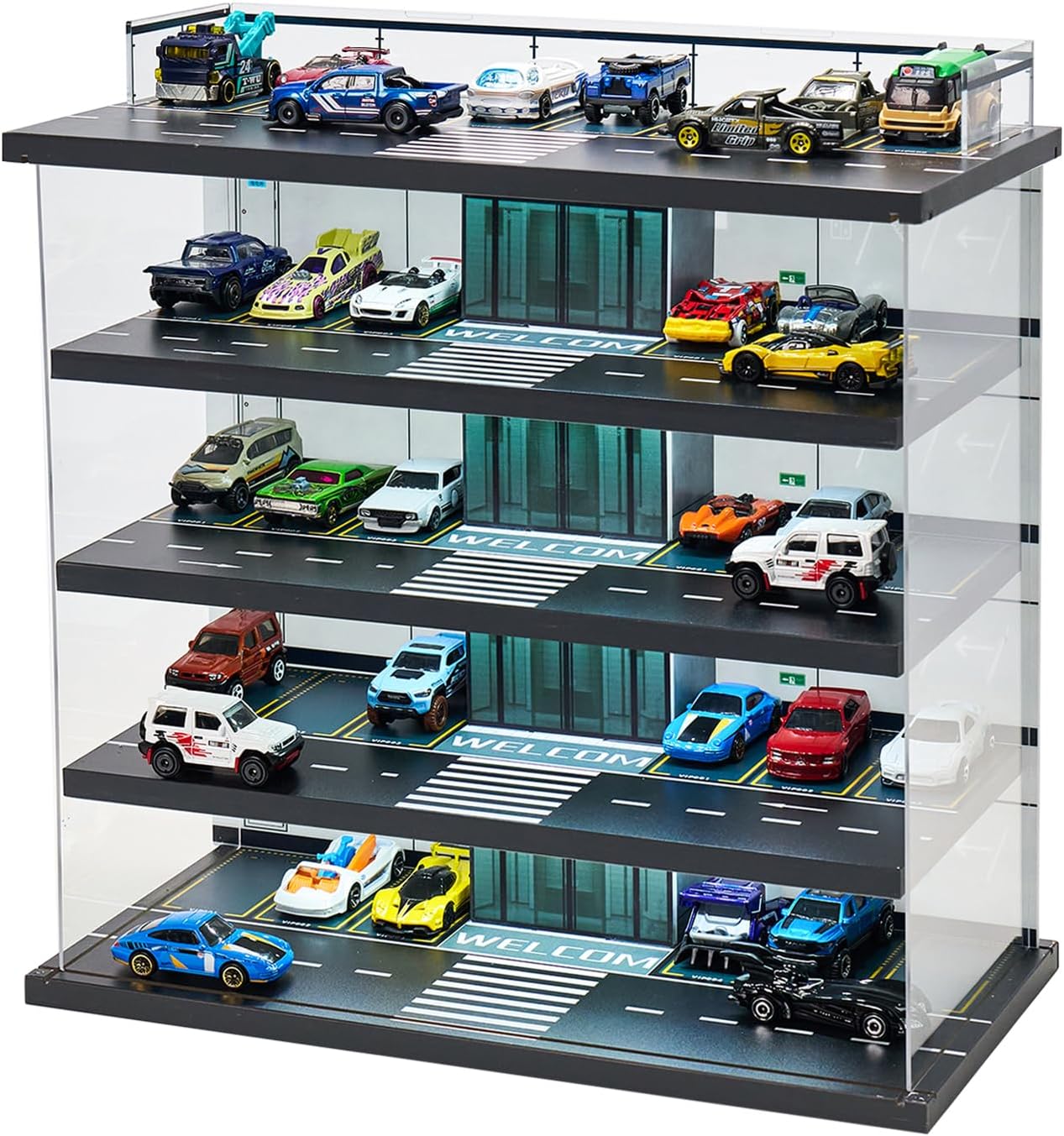 Amazon.com: Luay Wuliza Hot Diecast Wheels Display Case,1/64 die-cast ...