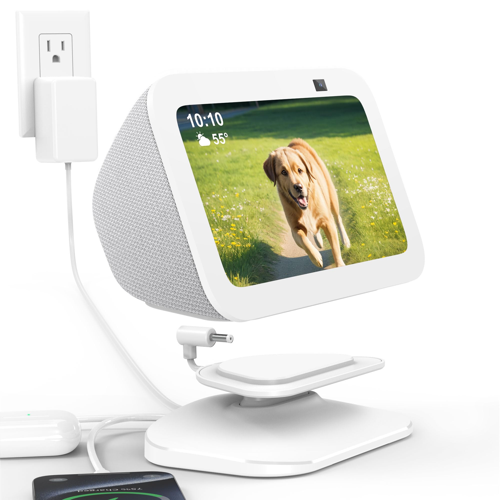 Amazon.com: HomeMount Adjustable Charging Station for Echo Show 5 (3rd ...