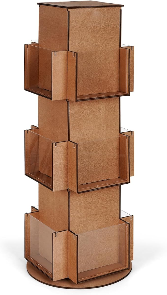 Amazon.com: Natheeph Rotating Display Stand Greeting Card Display ...