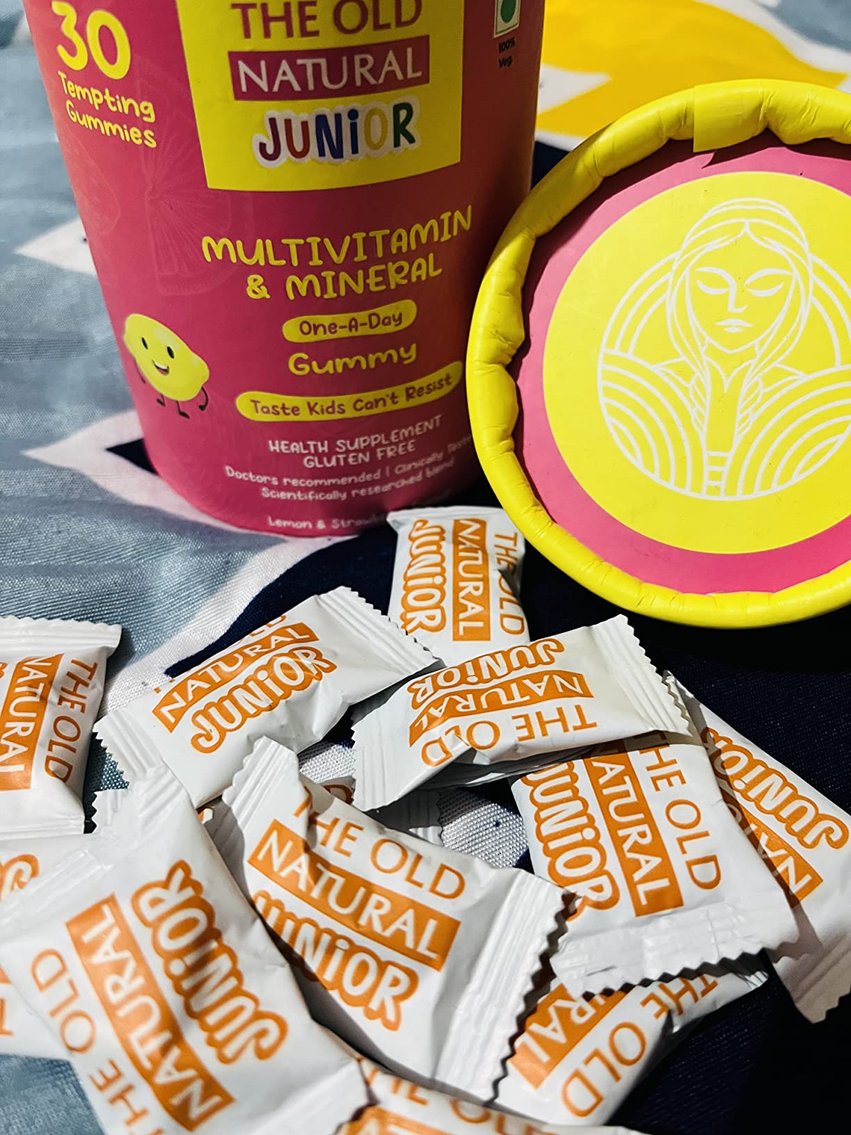 The Old Natural multivitamin gummies Fruit Pectin Based Gummies Pack Of ...