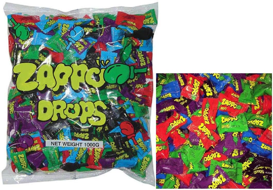 Zappo Drops Candy 250 Pieces 1Kg : Amazon.com.au: Pantry Food & Drinks