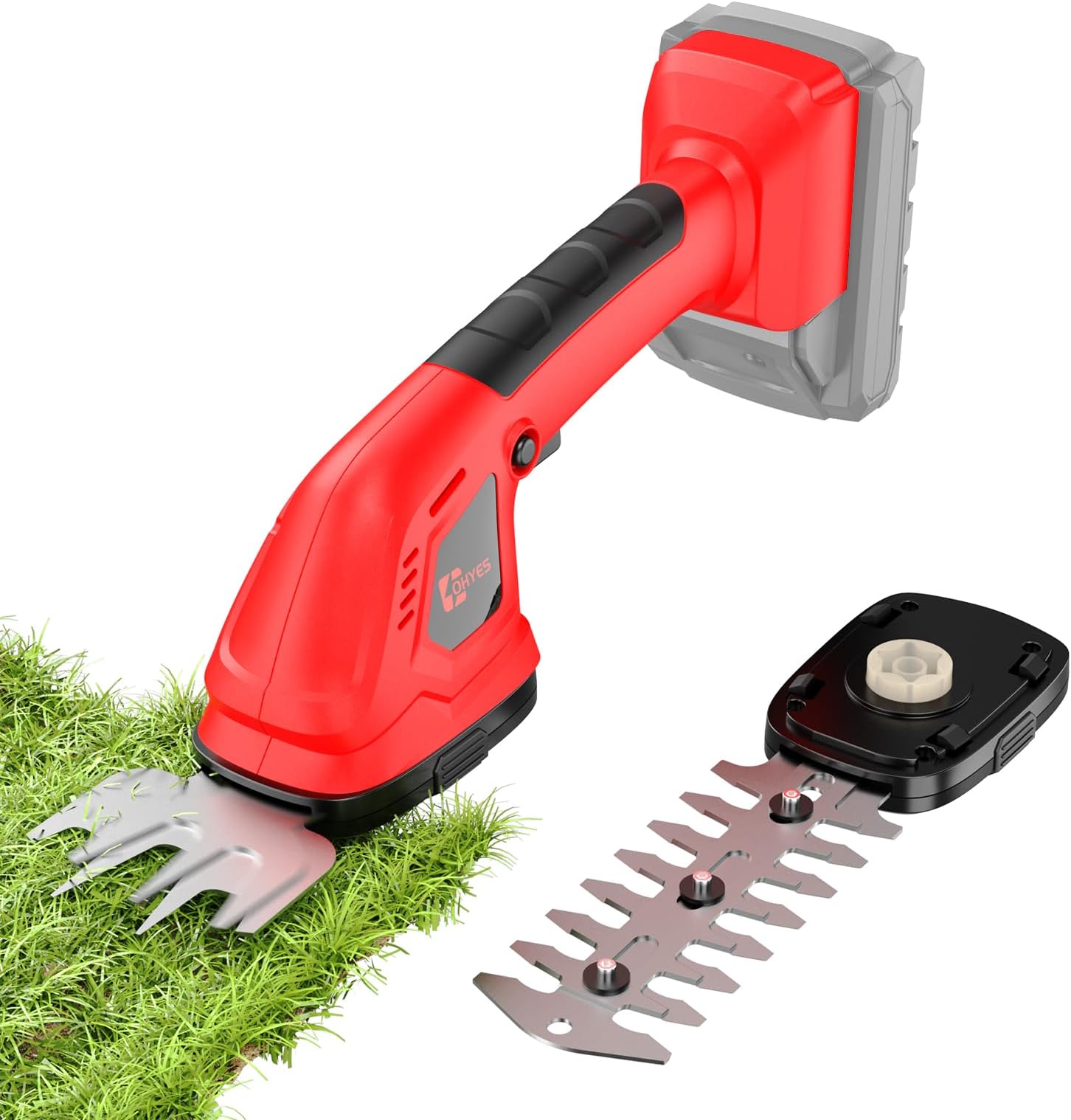Amazon.com : Cordless Hedge Trimmer for Milwaukee M18 18V Battery, 2 in ...