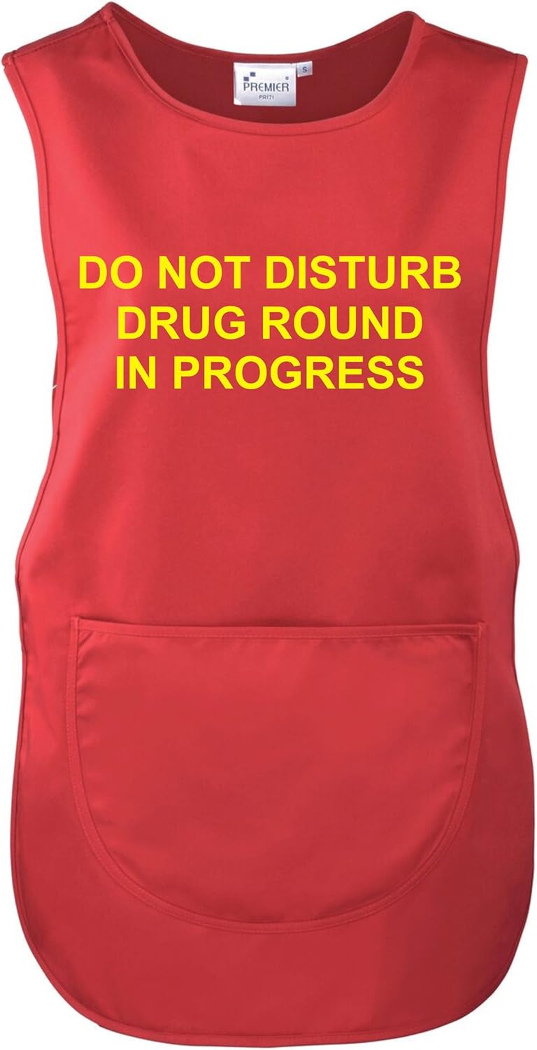 Ambulance-Uniform Do Not Disturb Drug Round in Progress Apron/Tabard ...