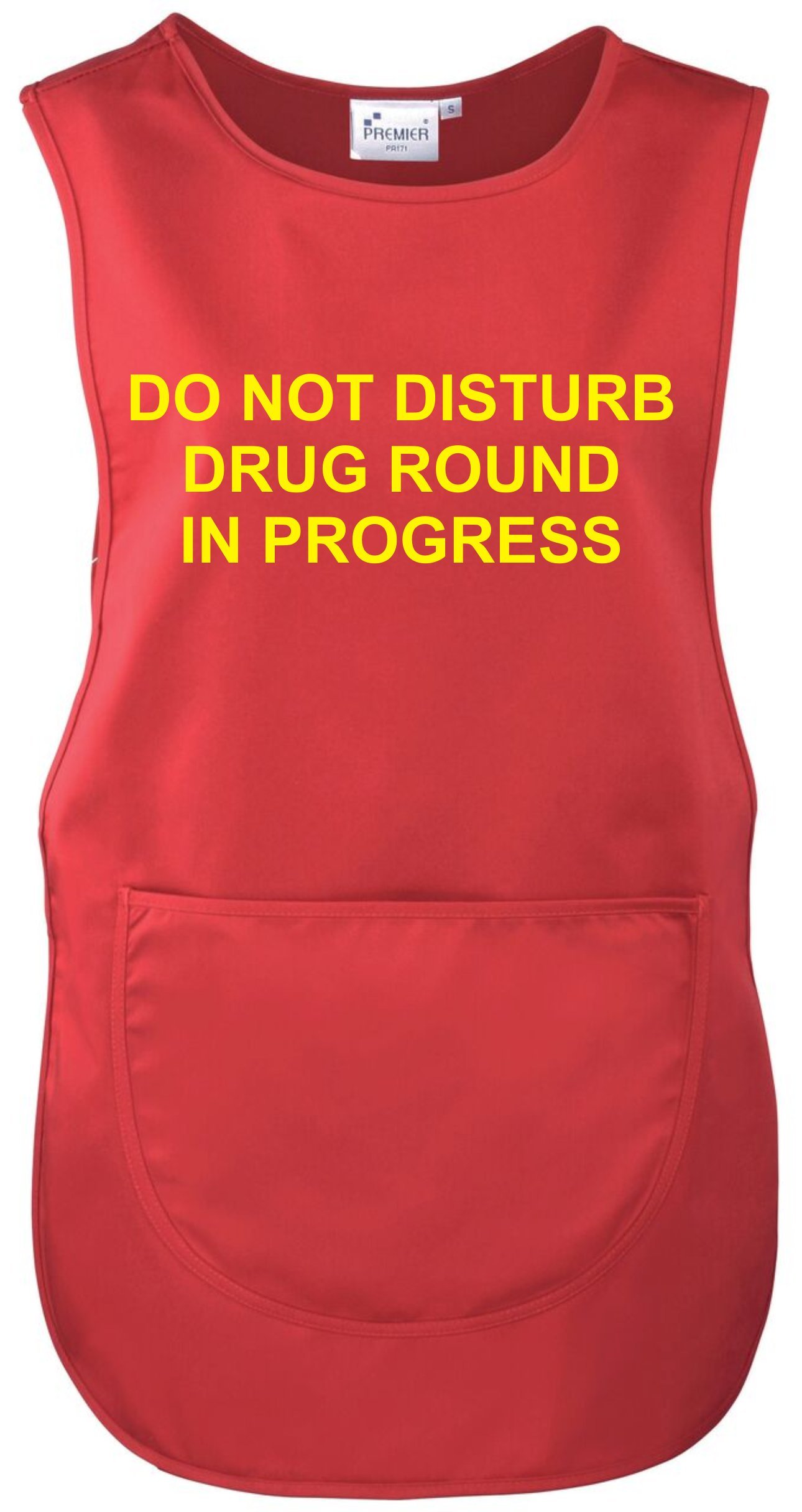 Ambulance-Uniform Do Not Disturb Drug Round in Progress Apron/Tabard ...