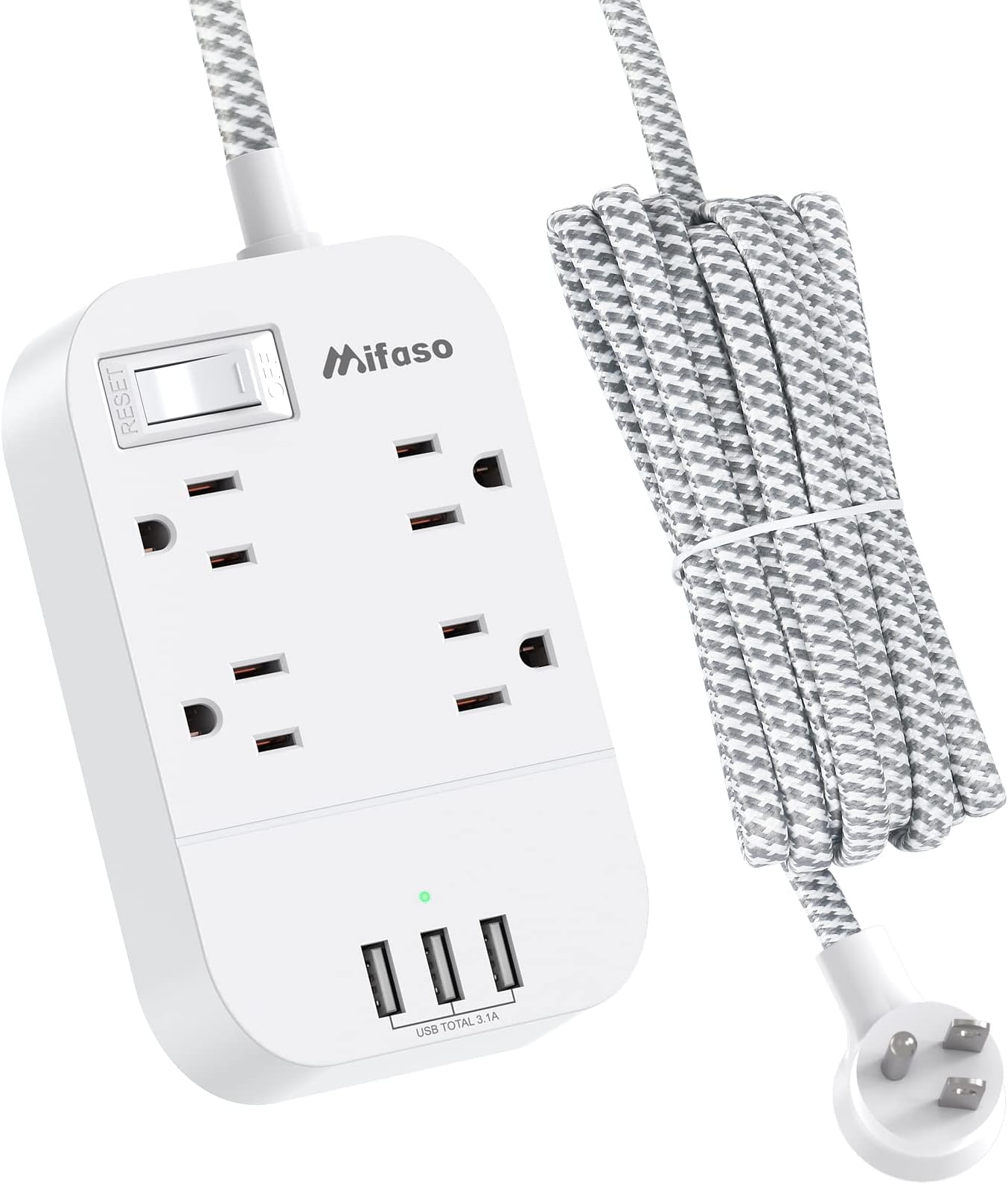 Amazon.com: Cordinate Designer 3-Outlet Power Strip with Surge ...