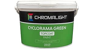 Amazon.com: ChromaLight Cyclorama - Pintura de acabado verde croma ...