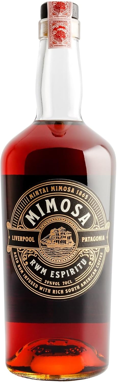 Mimosa Coffee Rum Liqueur 70cl | Smooth Aged Rum Infused with Rich ...