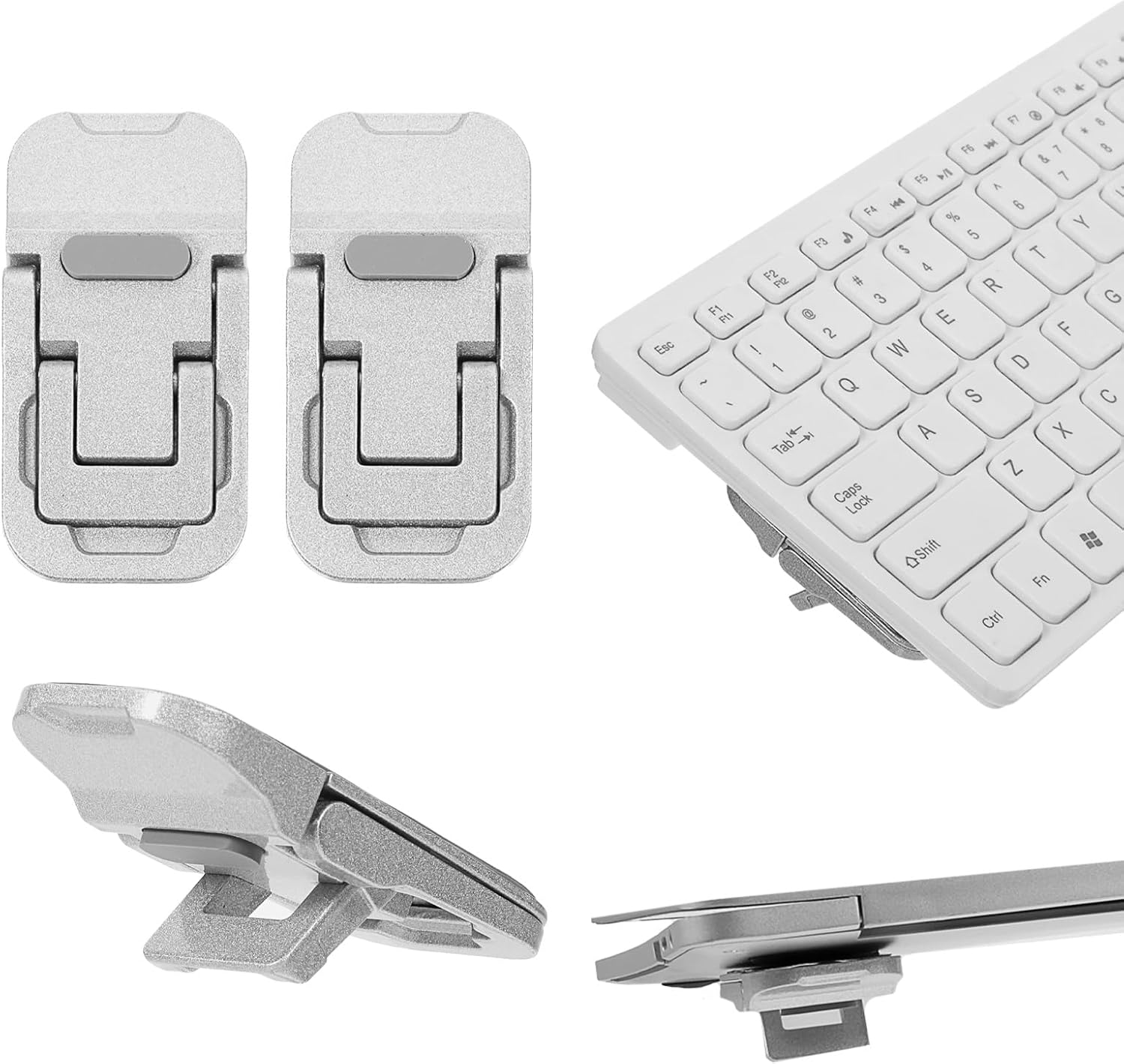 Amazon.com: Keyboard Stand for Desktop, 2 Pcs Portable Mini Keyboard ...