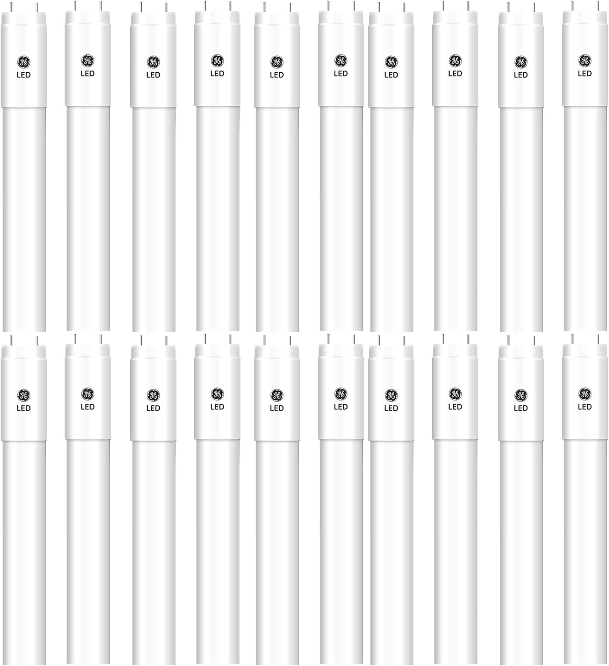 GE Lighting (16 Tubes) GE 13142 LED Tube T8, 15 watt, 1800 Lumen 6500K ...