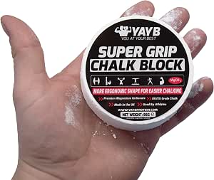 YAYB Super Grip Chalk Block - Weight Lifting, Rock Climbing, Bouldering ...