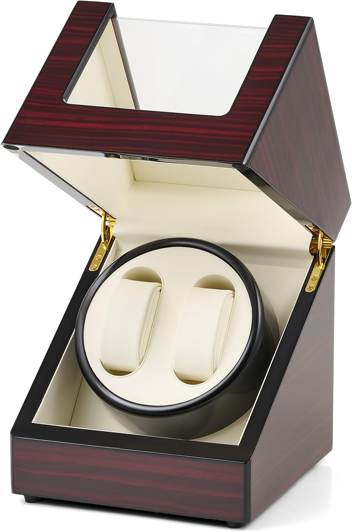 CO-Z Self Winding Double Watch Rotator Box, CE Approved Watch Winder ...