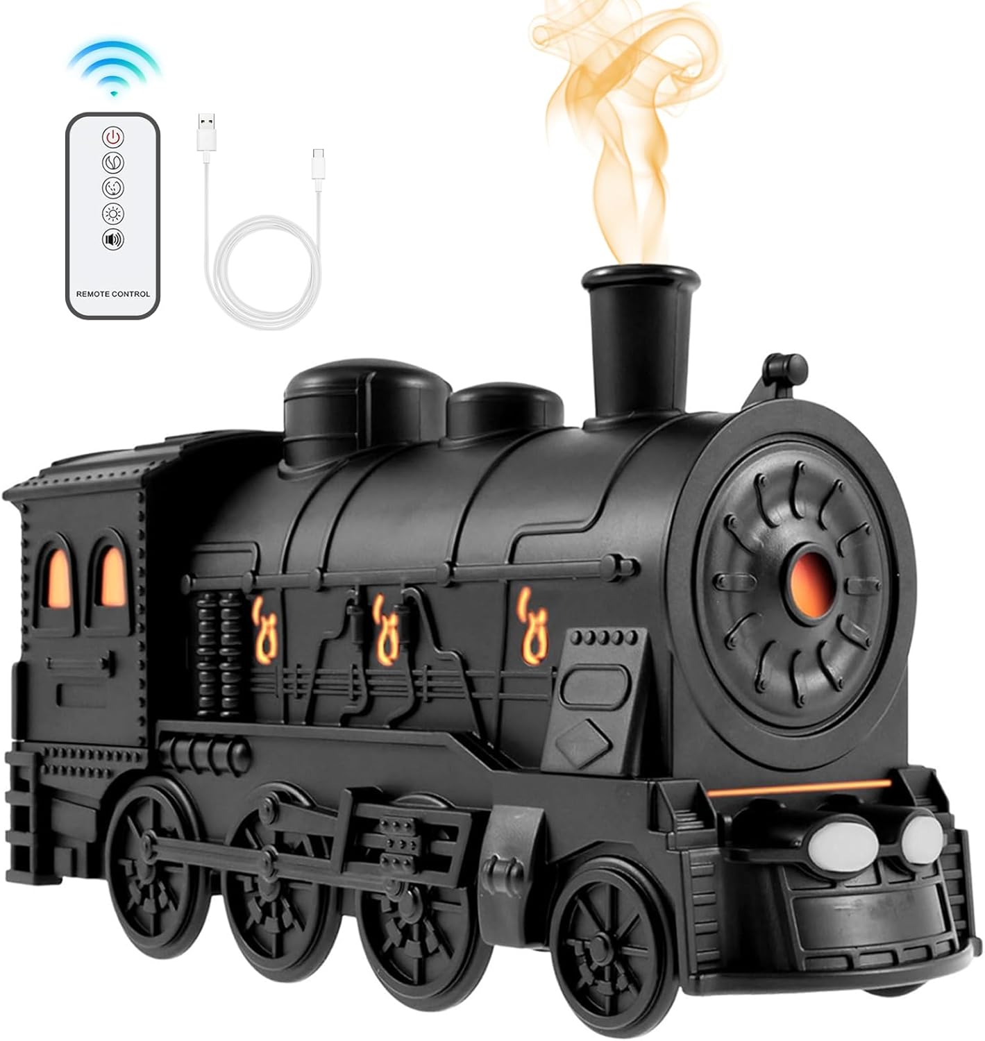 Amazon.com: Focushine Train Humidifier,Train Essential Oil Diffuser ...