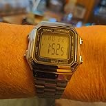 Amazon.com: Casio Men's Vintage A178WA-1A Silver Stainless-Steel Quartz Watch with Grey Dial ...