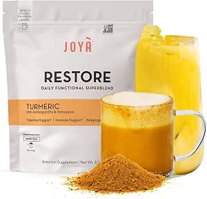 Amazon.com: JOYÀ Restore Turmeric Superblend - Mezcla de leche dorada ...