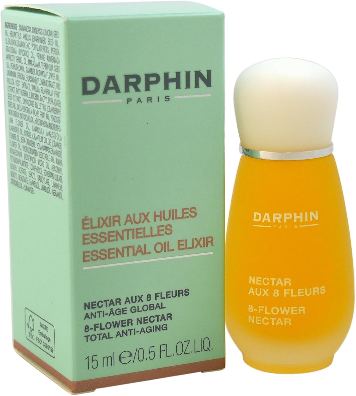 Darphin Essential Oil 8 Flower Nectar Anti-Aging 15ml : Amazon.co.uk ...