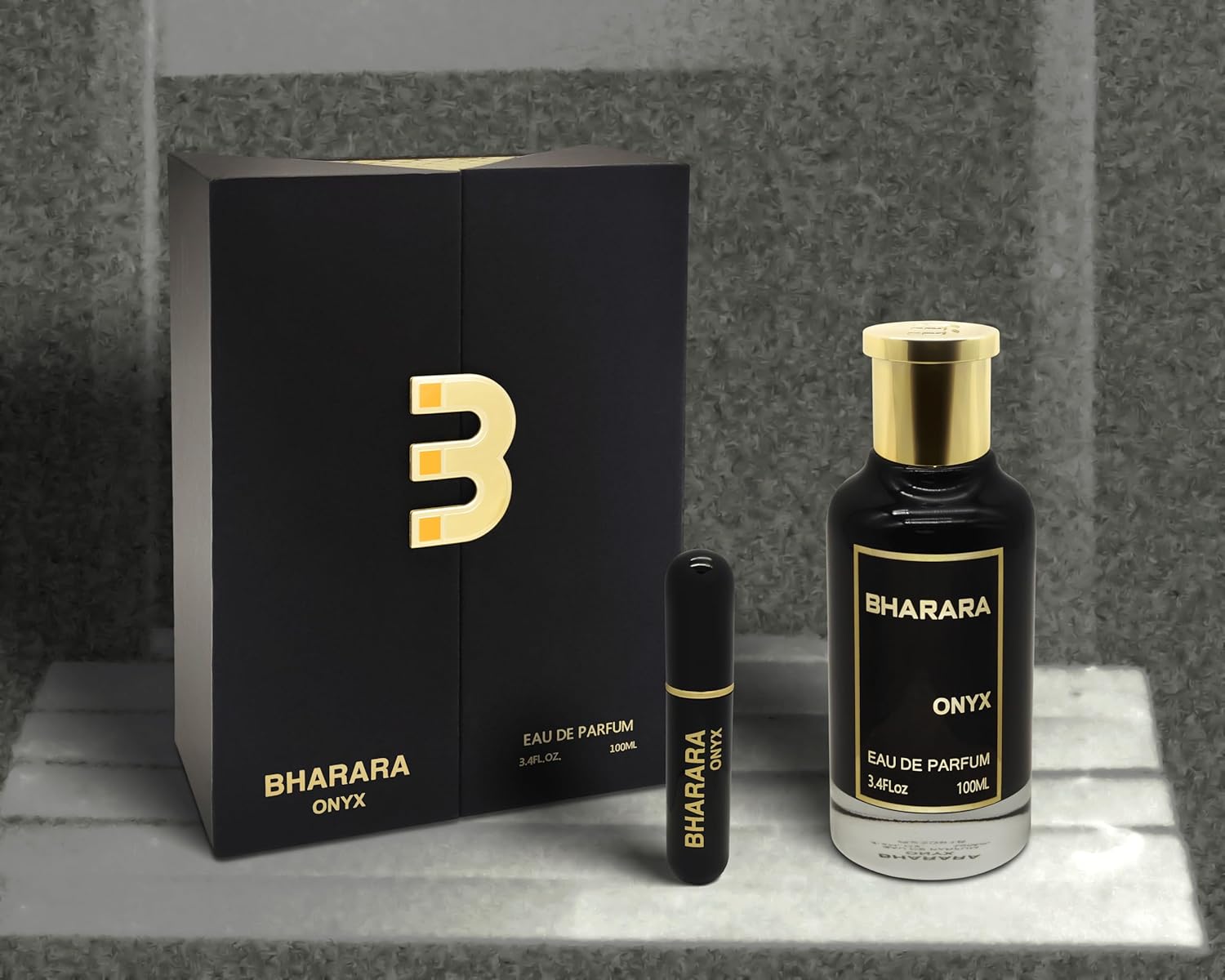 Amazon.com : Bharara Onyx 3.4 Fl Oz / 100 Ml EDP SP M : Beauty ...