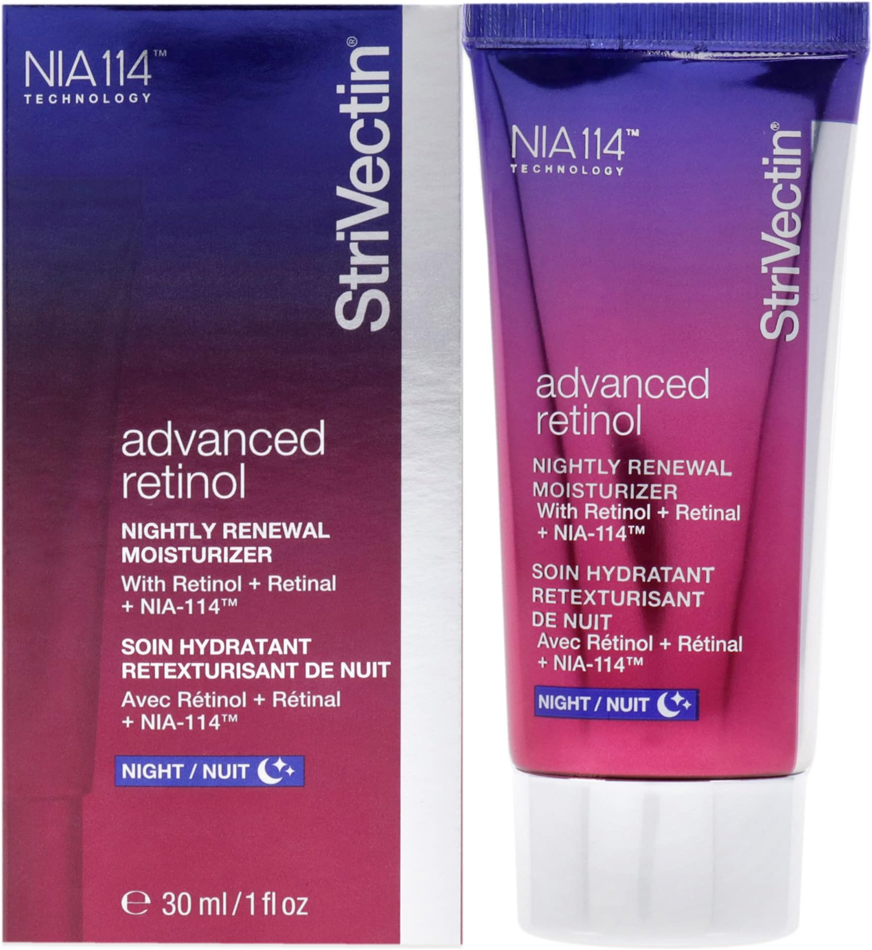 Amazon.com: StriVectin Advanced Retinol Intensive Night Moisturizer, 1 ...
