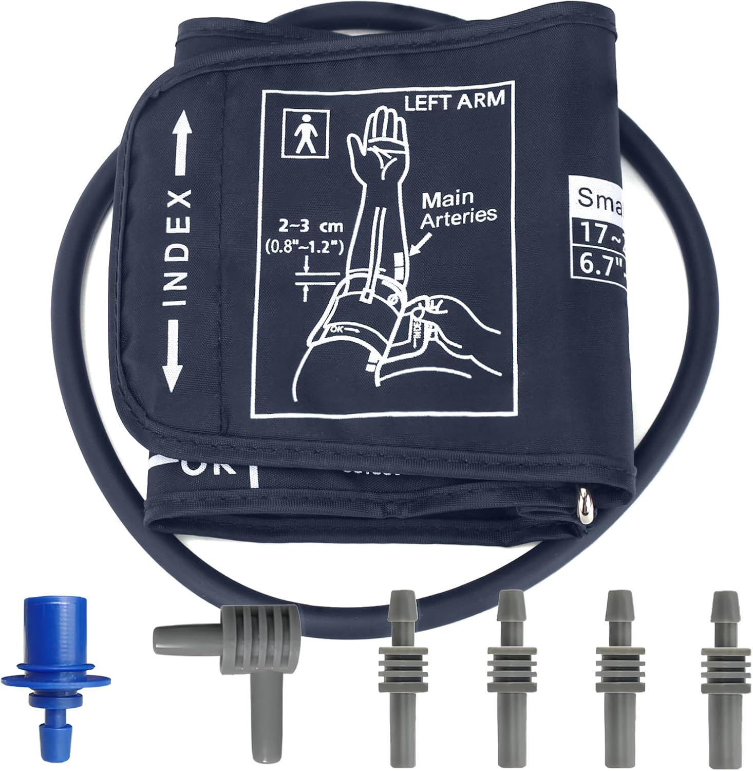 Amazon.com: ZIQING Child Small Blood Pressure Cuff 6.7”-8.7” (17-22CM ...