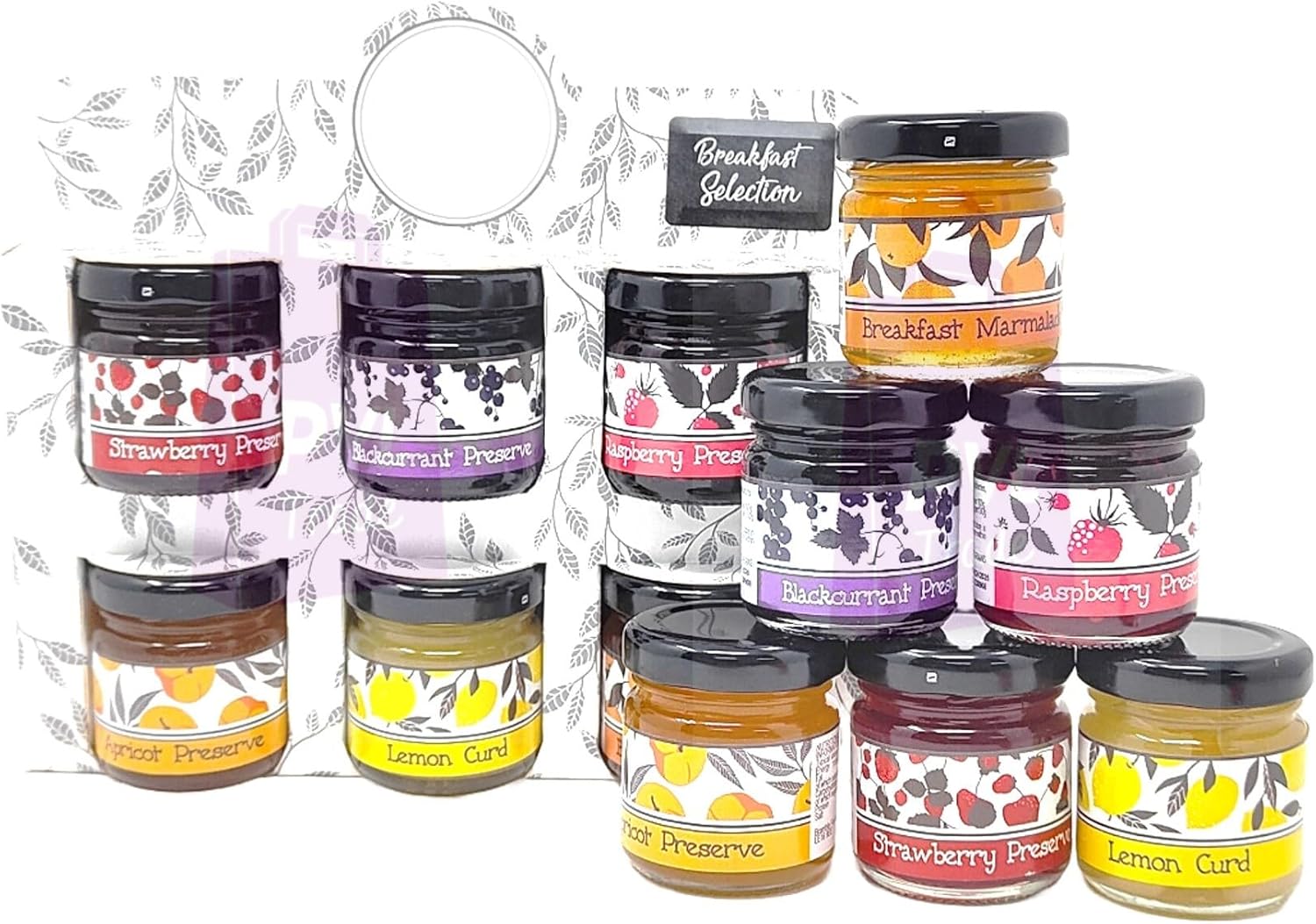 Selection of Breakfast & Afternoon Tea Jam Preserve Gift Pack ...