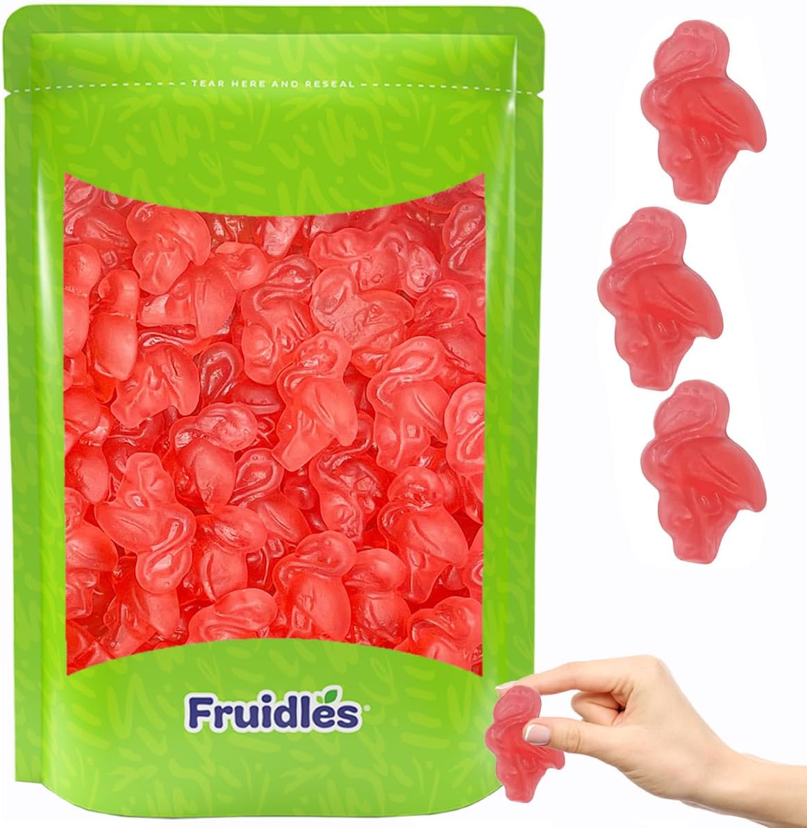 Amazon.com : Fruidles Pink Flamingo Gummy Candy, Delicious Fruit ...