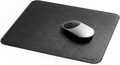 HONKID Hard Metal Mouse Pad for Desk, Aesthetic Rigid Mouse Pad for ...