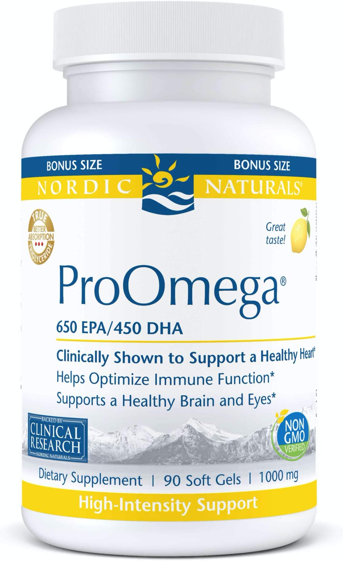 Amazon.com: Nordic Naturals ProOmega-D, Lemon Flavor - 60 Soft Gels ...