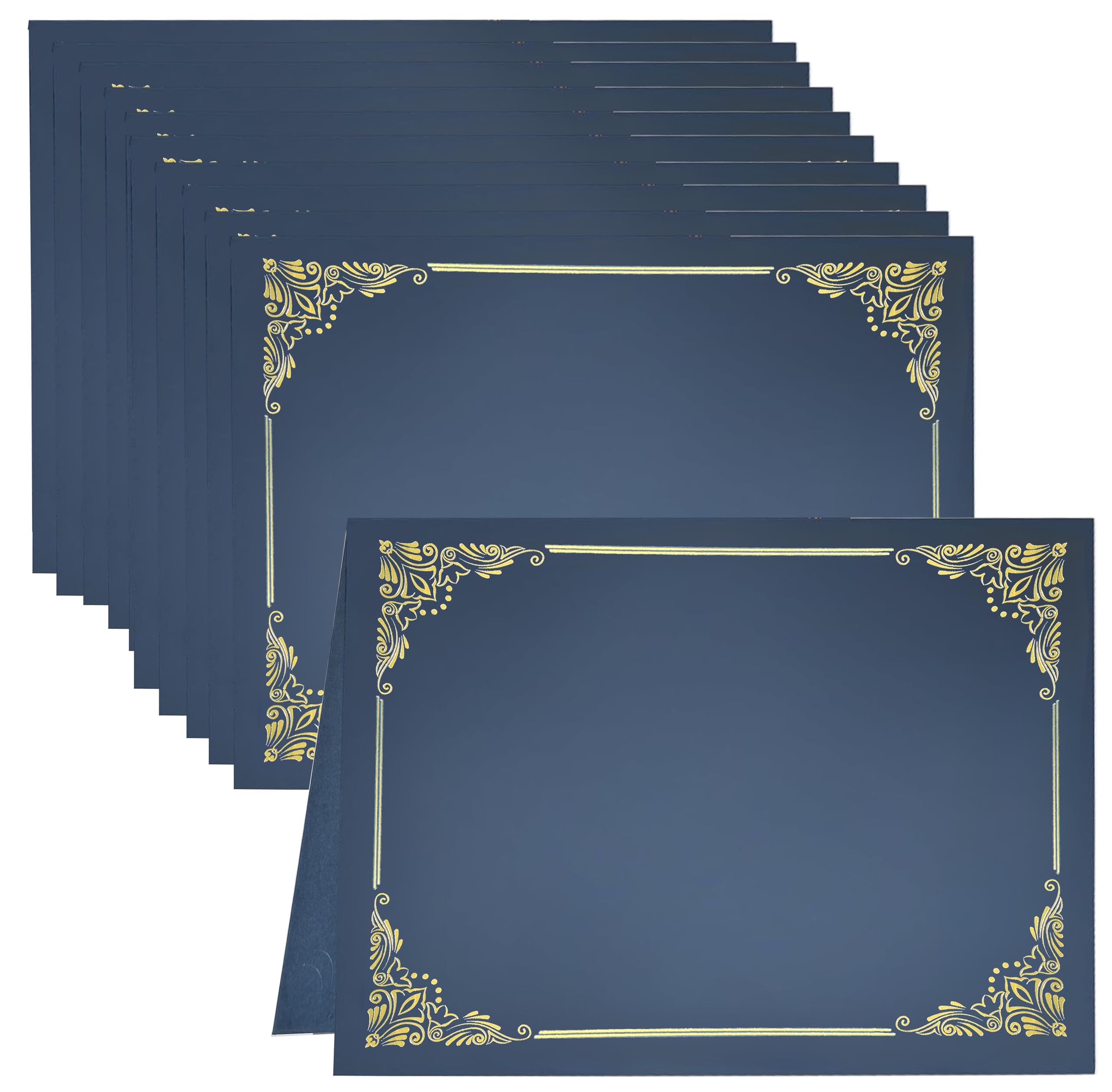 Snapklik.com : 10 Packs, Certificate Holders, Diploma Covers, Gold Foil ...