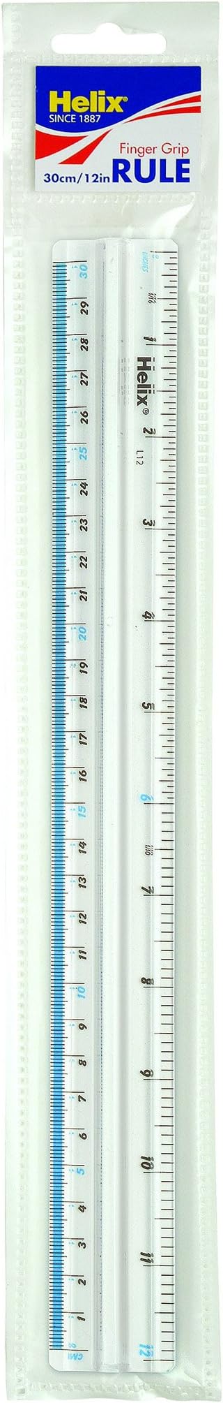 Helix 12 inch 30cm Steel Ruler : Amazon.co.uk: DIY & Tools