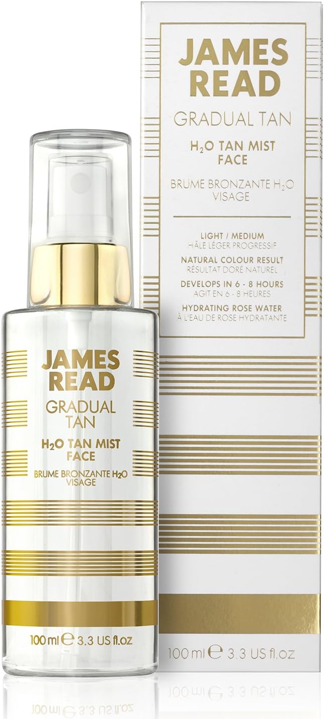 JAMES READ H2O Tan Mist for Face 100ml LIGHT/MEDIUM Gradual Self-Tan ...