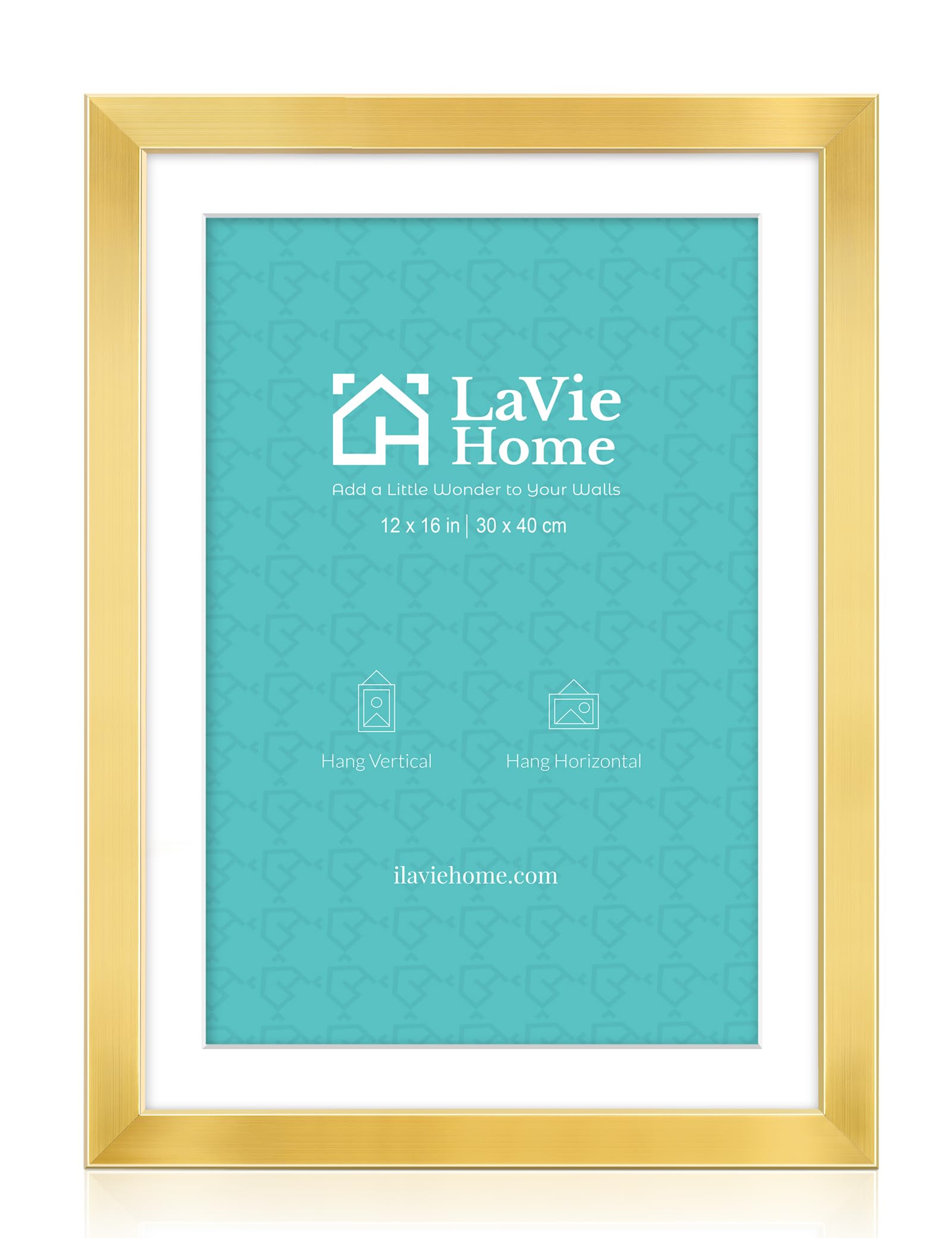 Snapklik.com : LaVie Home 12 X 16 Picture Frame, 16x12 Wood Poster Frame