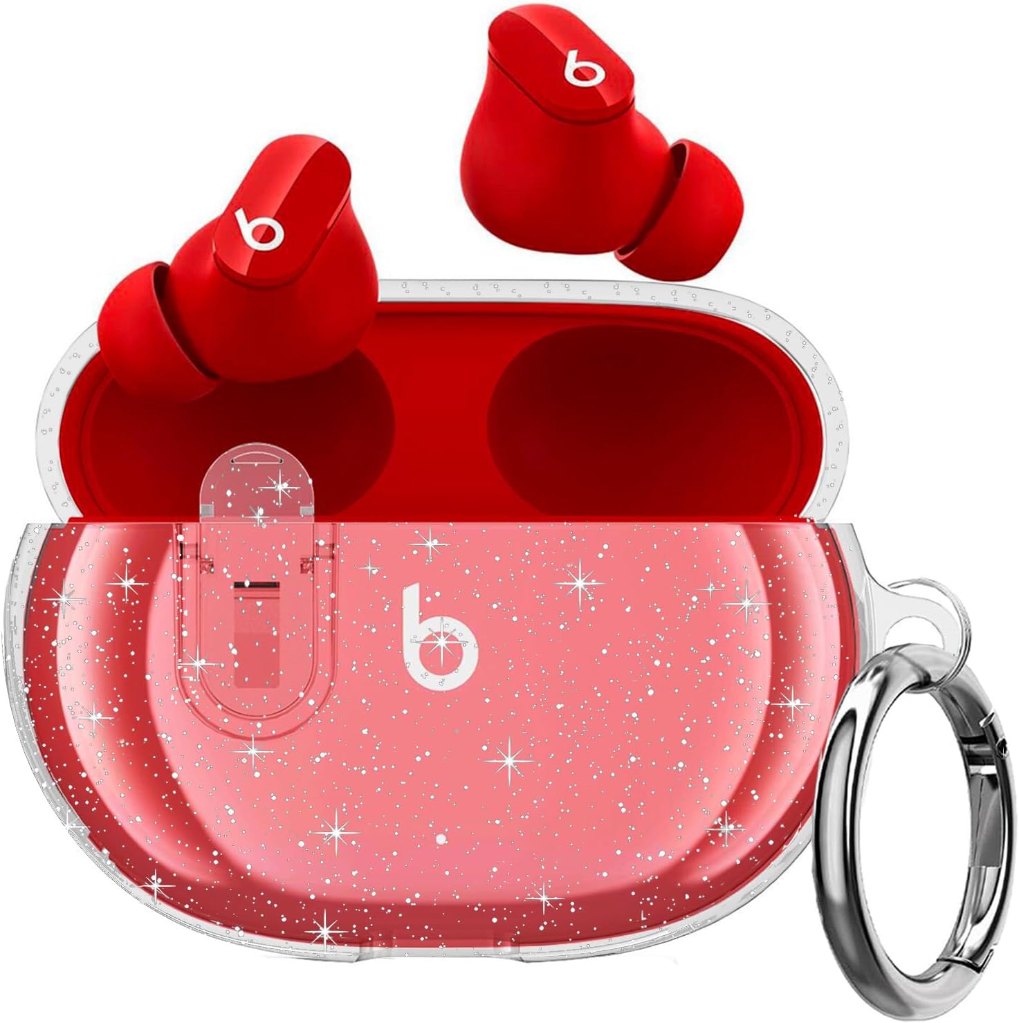 Amazon.com: Aircawin for Beats Studio Buds Case 2021 Clear Glitter ...