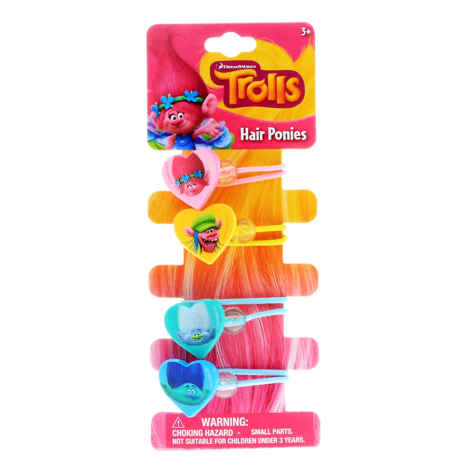 Amazon.com: DreamWorks Trolls Hair Ponies : Toys & Games