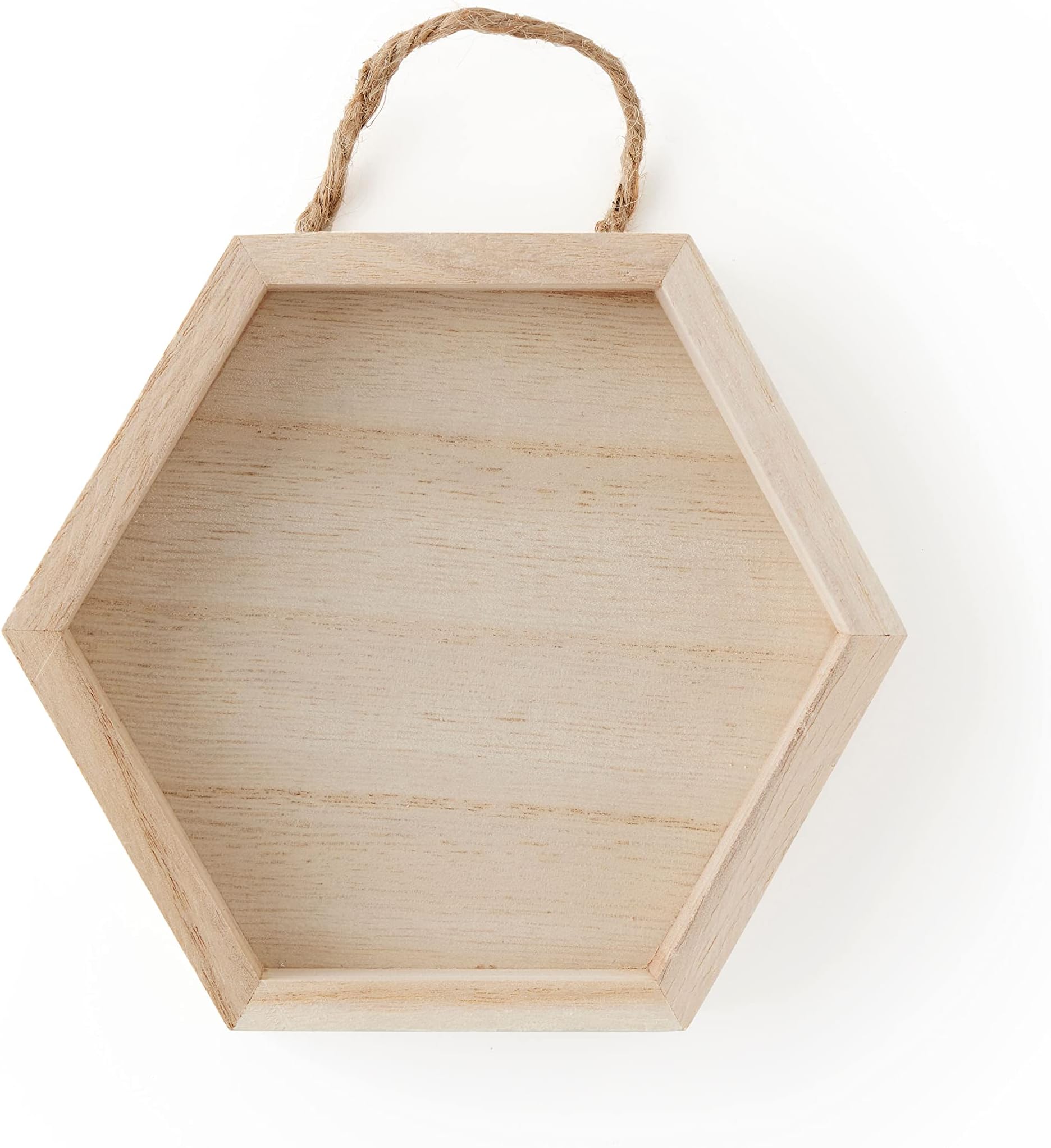 Amazon.com: 5” x 5” Unfinished Wooden Shadow Box Picture Frame by Make ...