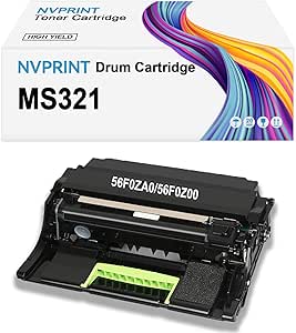 Amazon.com: NVPRINT Remanufactured MS321 56F0ZA0 Black Drum Unit ...