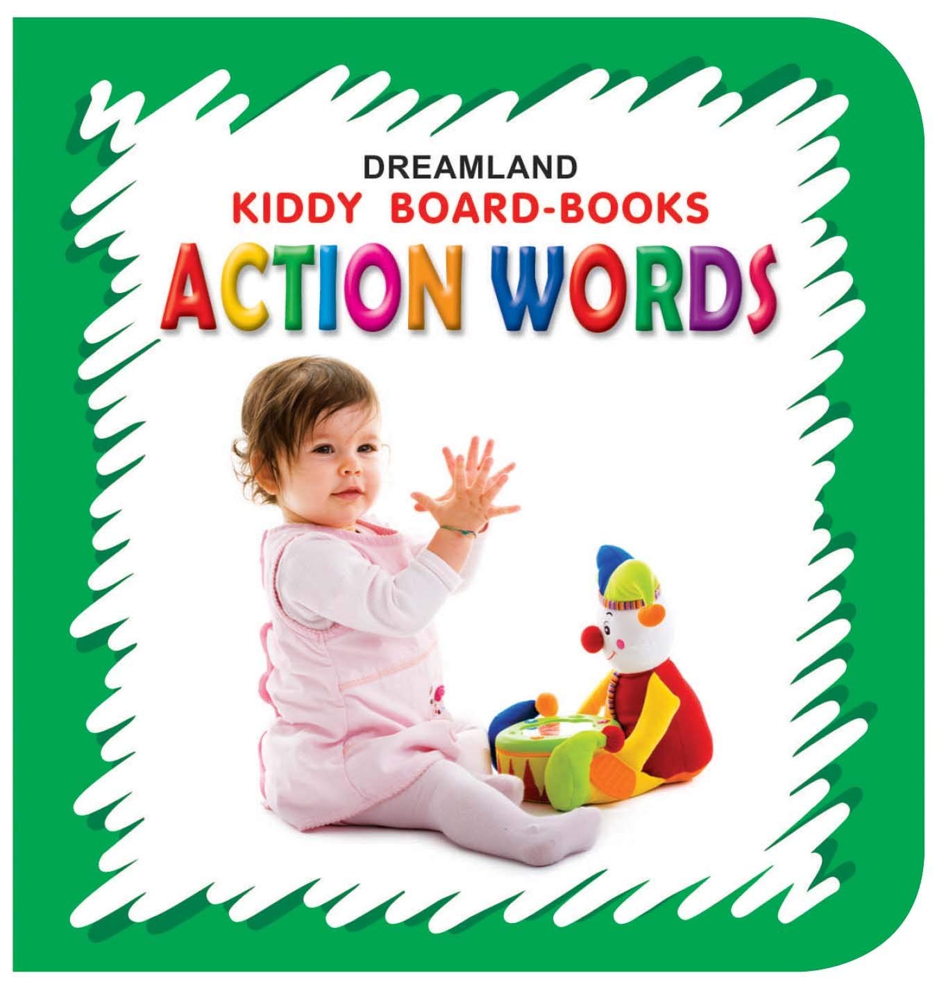 Buy Kiddy Board Book – Action Words | Durable Early Learning Book for ...