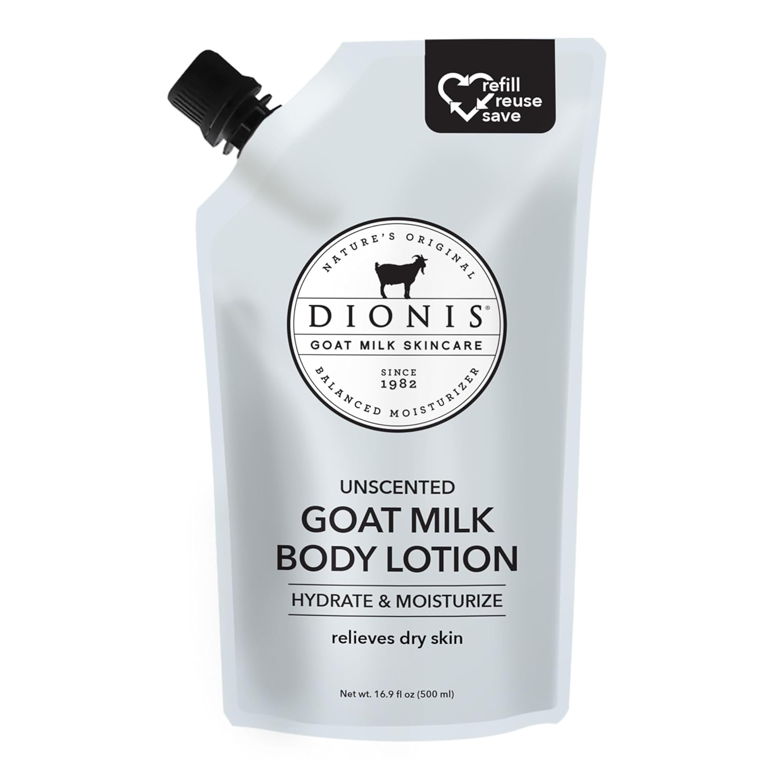 Amazon.com : Dionis Goat Milk Skincare Body Lotion 16.9 oz Refill Pouch ...