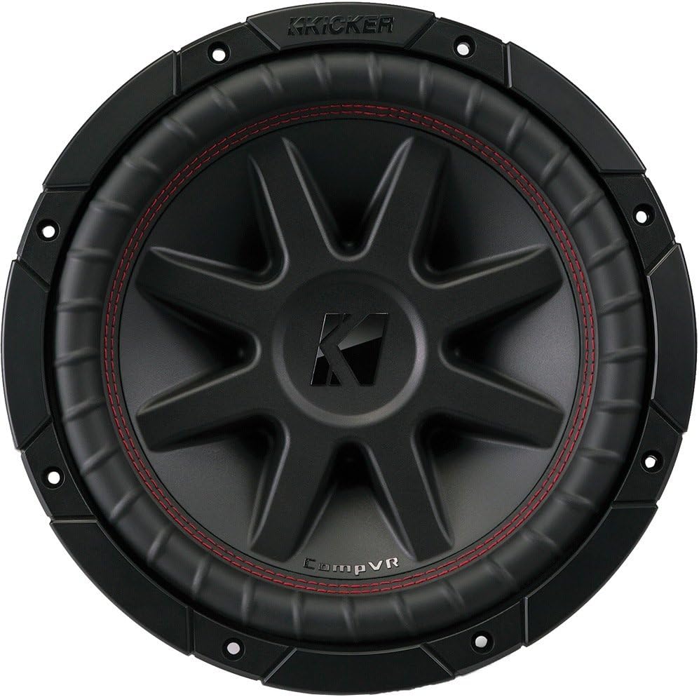 Amazon.com: Kicker CompVR 10-Inch (25cm) Subwoofer, DVC, 4-Ohm, 350W ...
