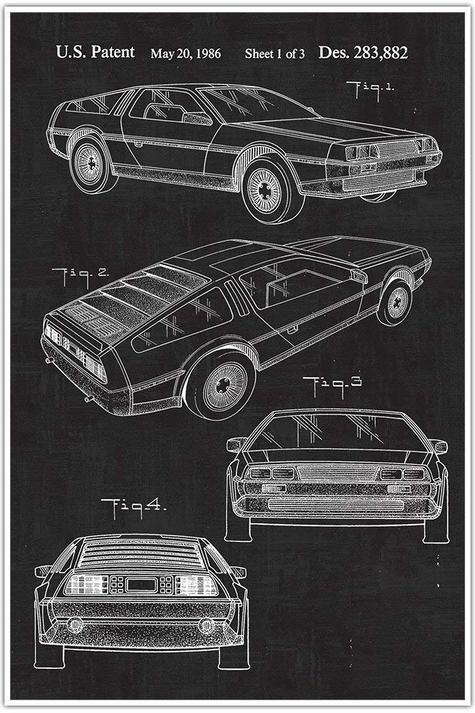 Delorean Blueprints