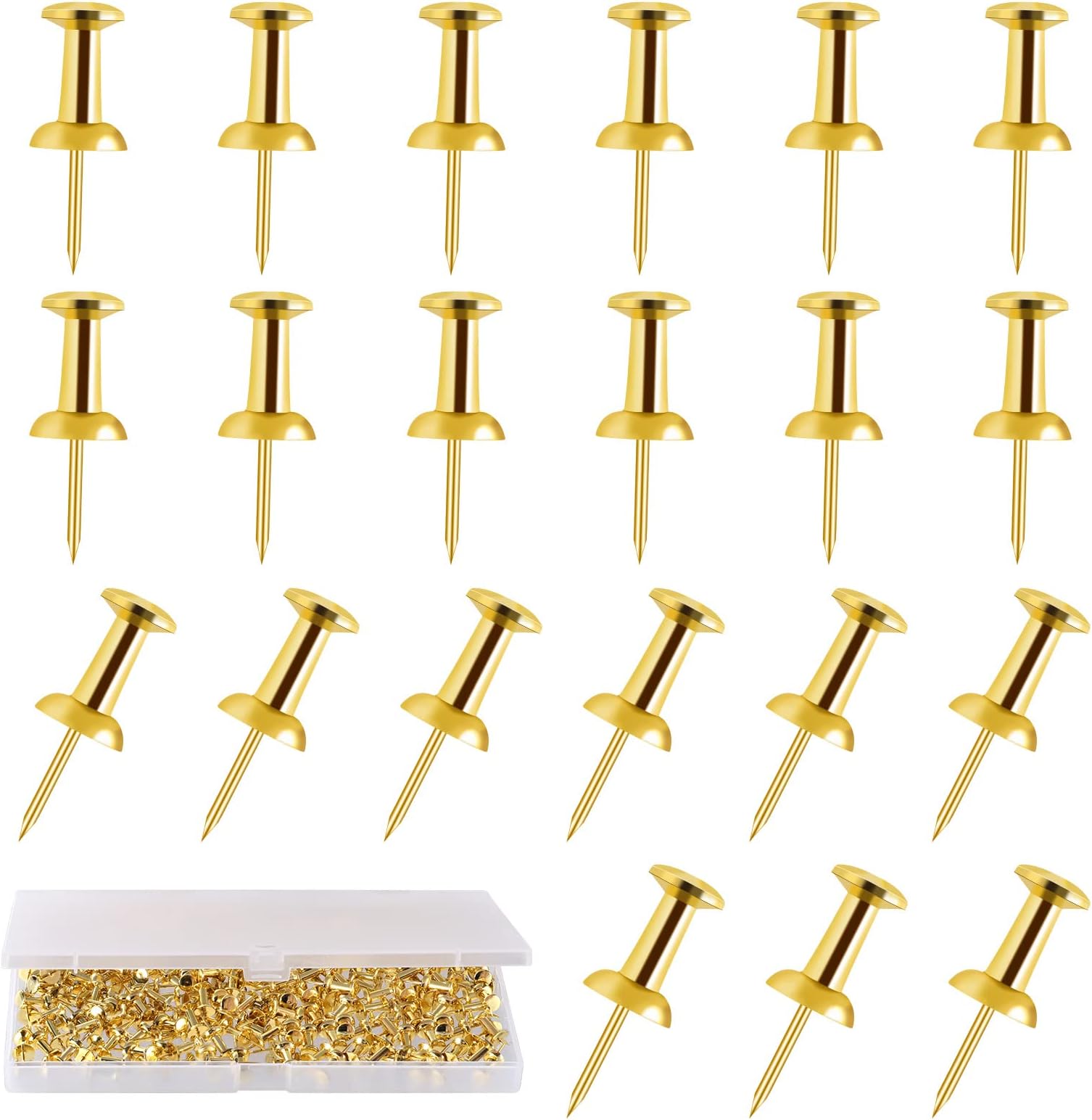 Amazon.com : Tupalizy 100PCS 1/4 Inch Small Round Head Map Tacks Pins ...