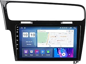 Amazon.com: PLOKM Android 12 Car Radio for V-W Golf 7 2013-2017, GPS ...
