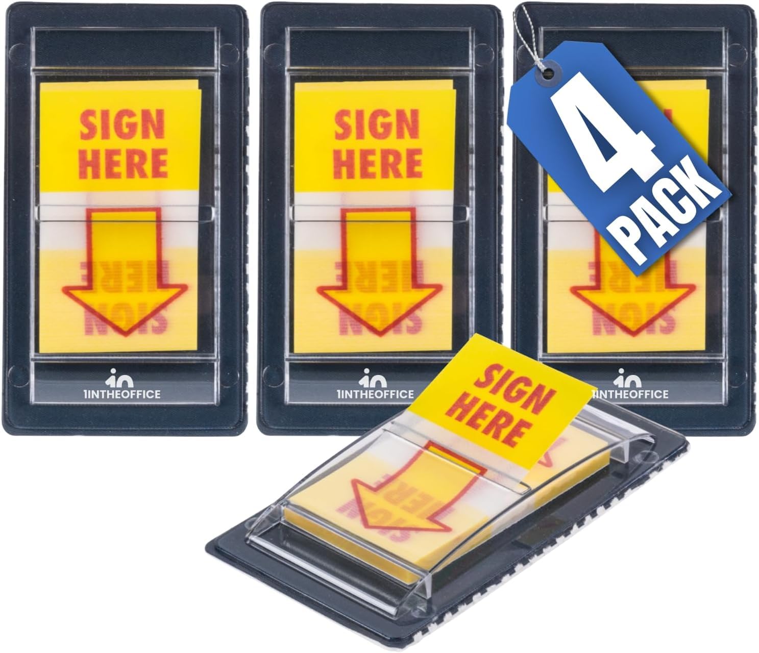 Snapklik.com : Sign Here Flags, Yellow Sign Here Tabs, Adhesive Page ...