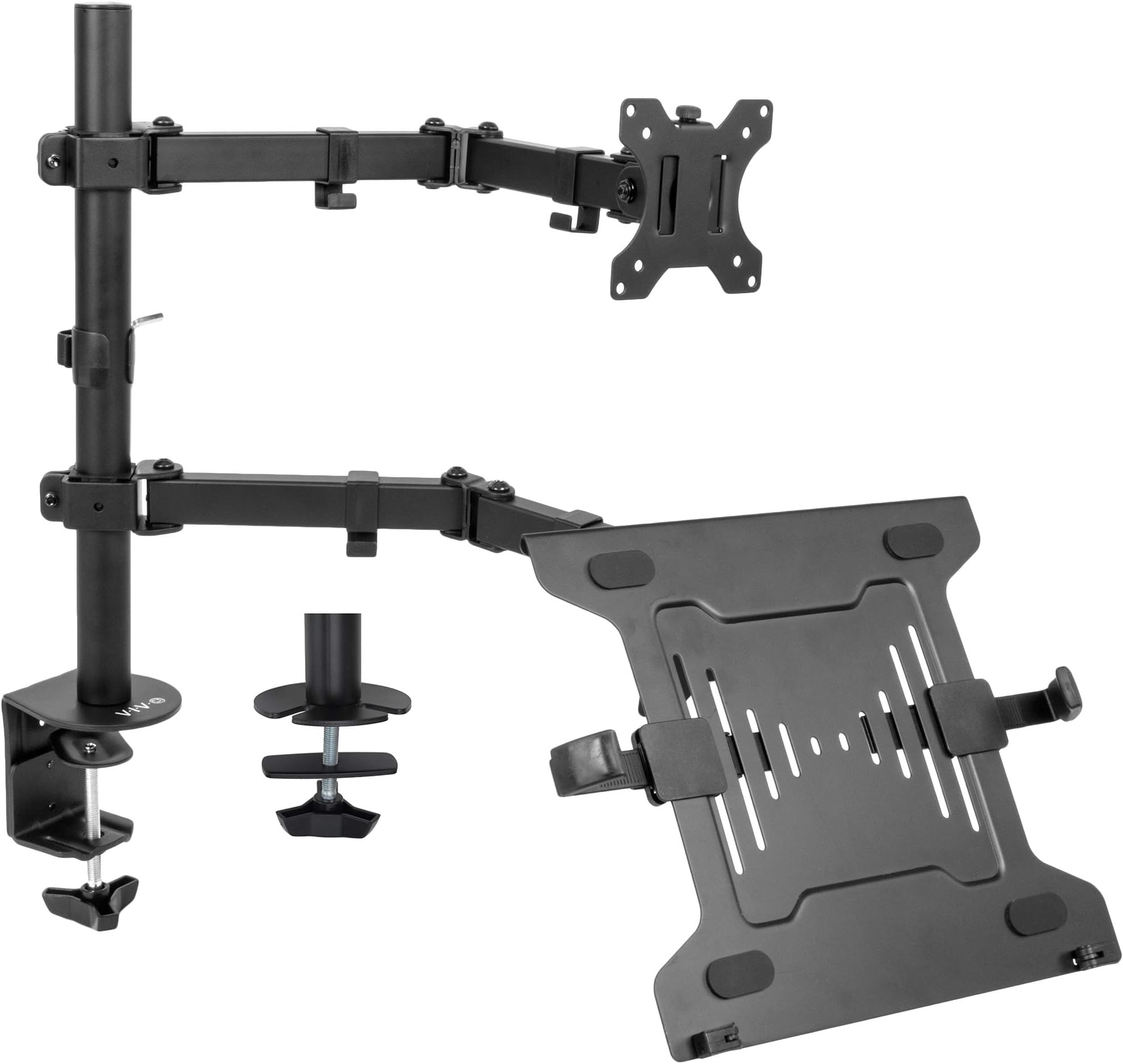 Amazon.com: Monitor Arm - Dual Arm Adjustable - Articulating Monitor ...