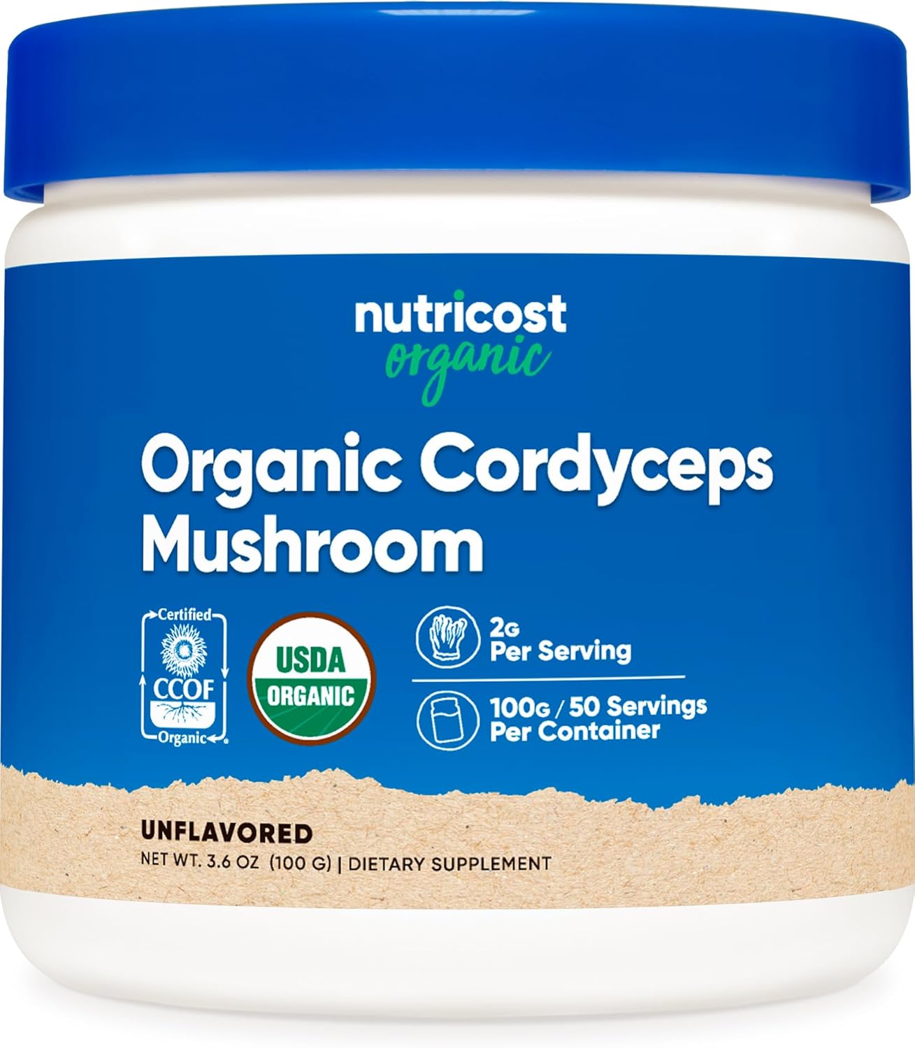 Amazon.com: Nutricost Organic Cordyceps Powder 100 Grams - USDA ...
