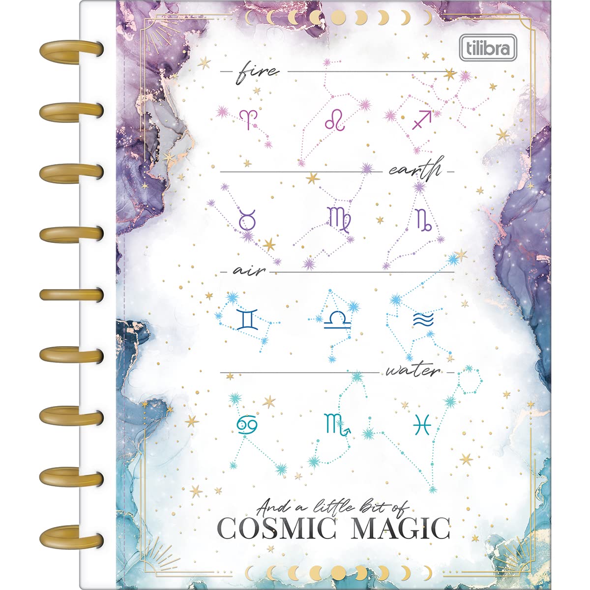 Tilibra - Caderno Tilidisco Capa Dura Colegial 10 Matérias Magic 160 ...
