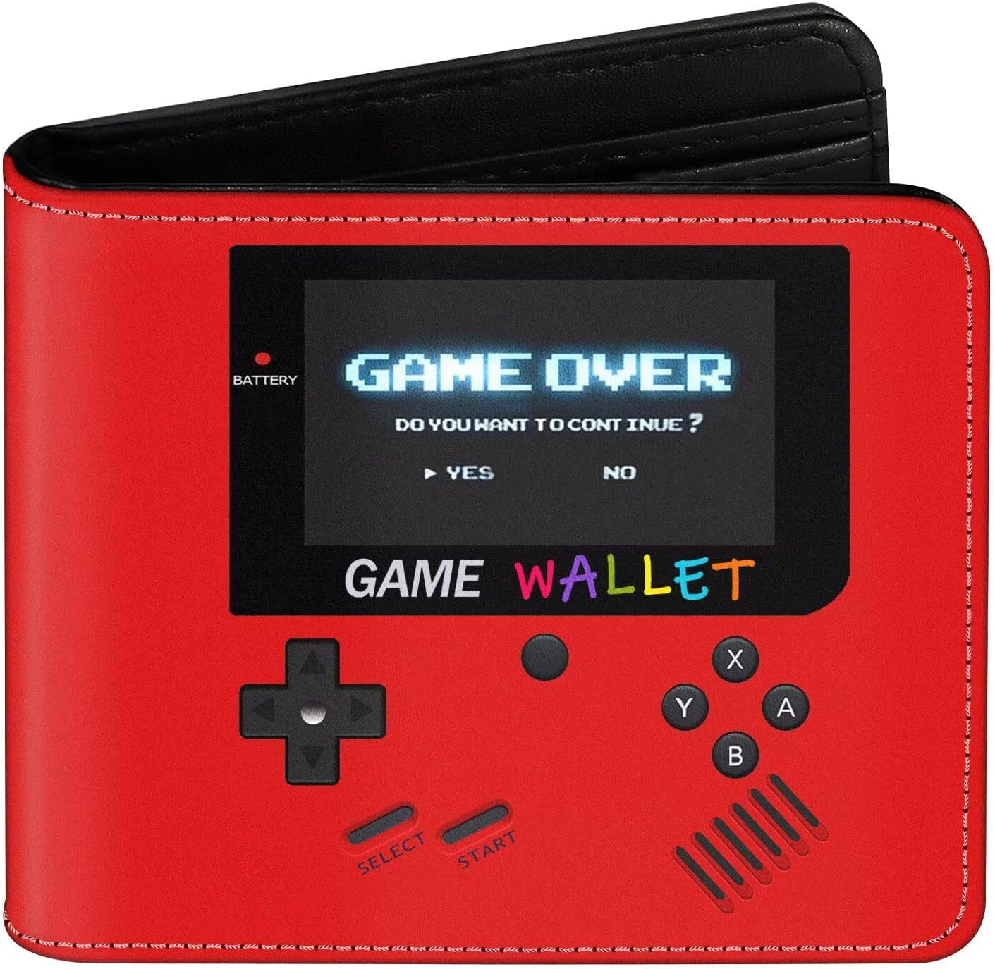 Amazon.com: EXXBYELI Boys Wallet Funny Gamepad Leather Cute Wallets ...