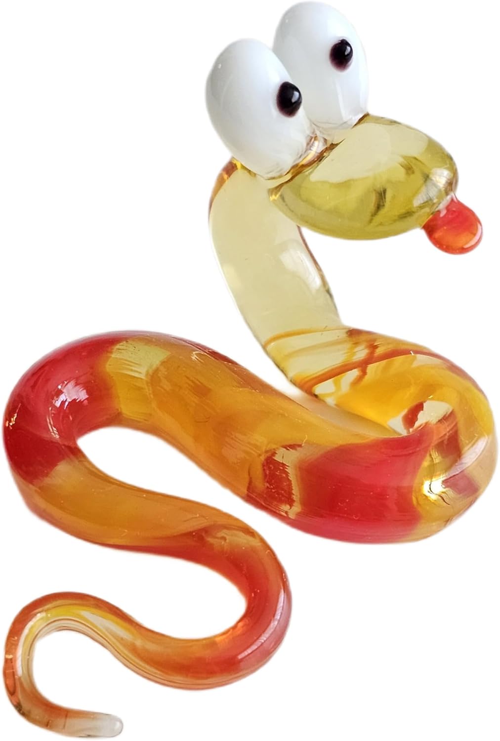 Amazon.com: Victoria Bella Hand-Made Glass Snake Figurine, Year of Snake, Home or Office ...