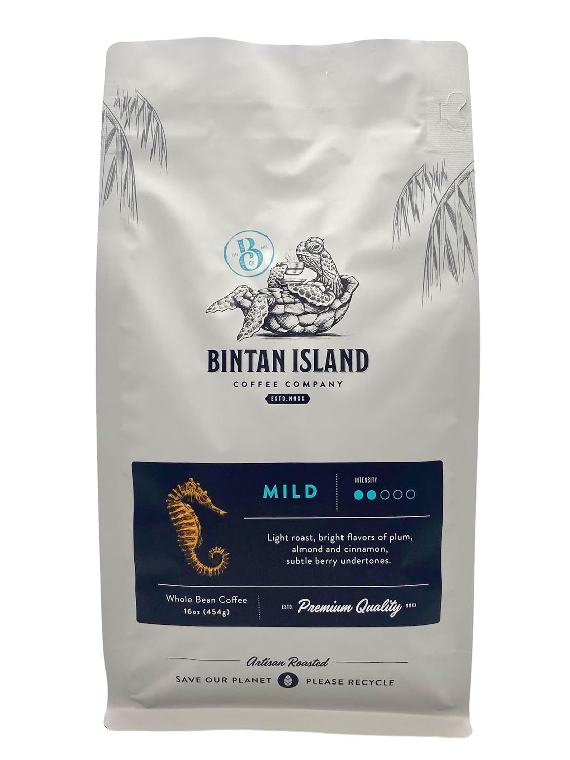 Amazon.com : Bintan Island Mild Light Roast Whole Bean Coffee ...